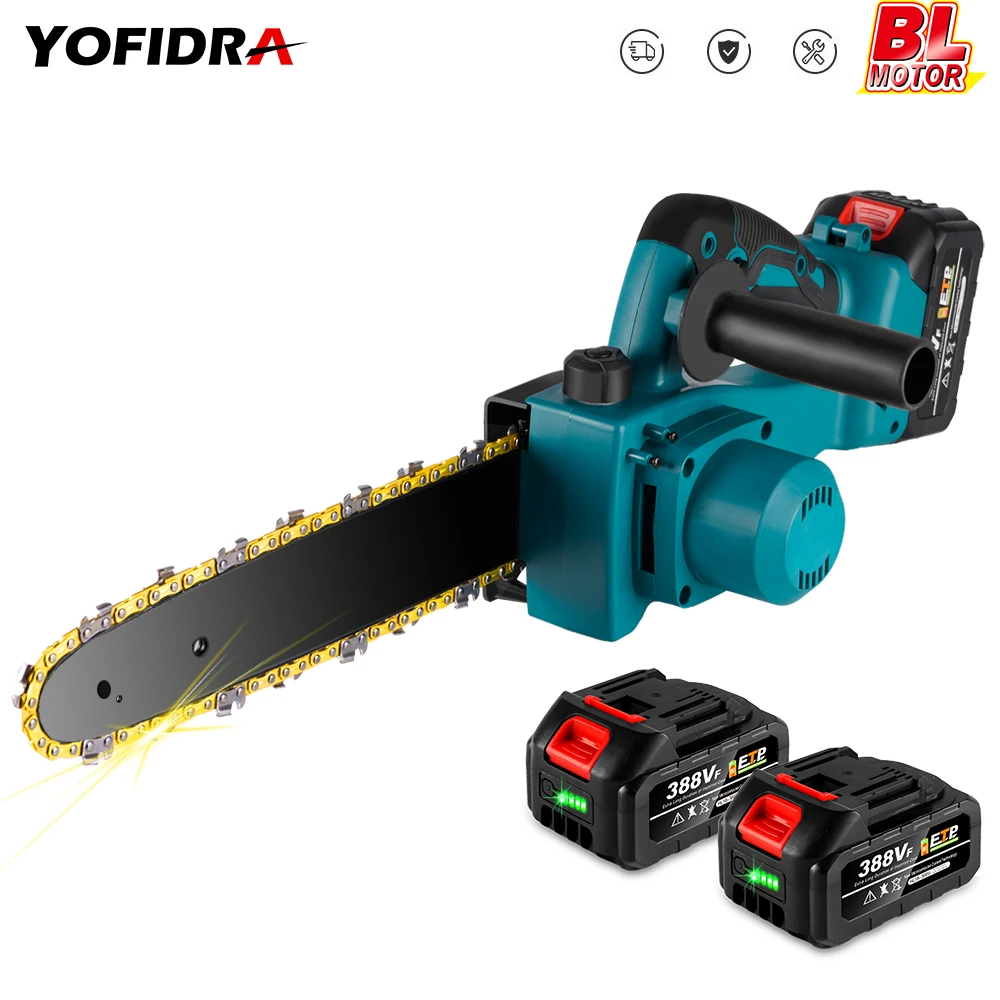 Yofidra 12 Polegada Brushless Serra Elétrica 3000W Handheld Sem Fio ...