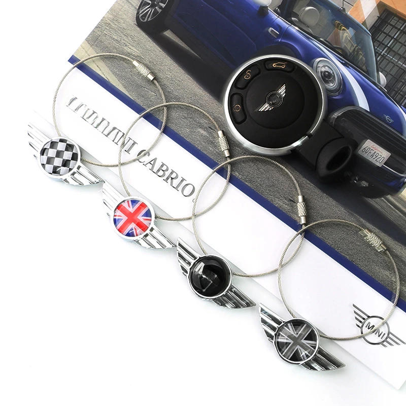 Car-Keychain-Key-Wire-Ring-Chain-Key-Pendant-For-Mini-JCW-Cooper-One-S ...