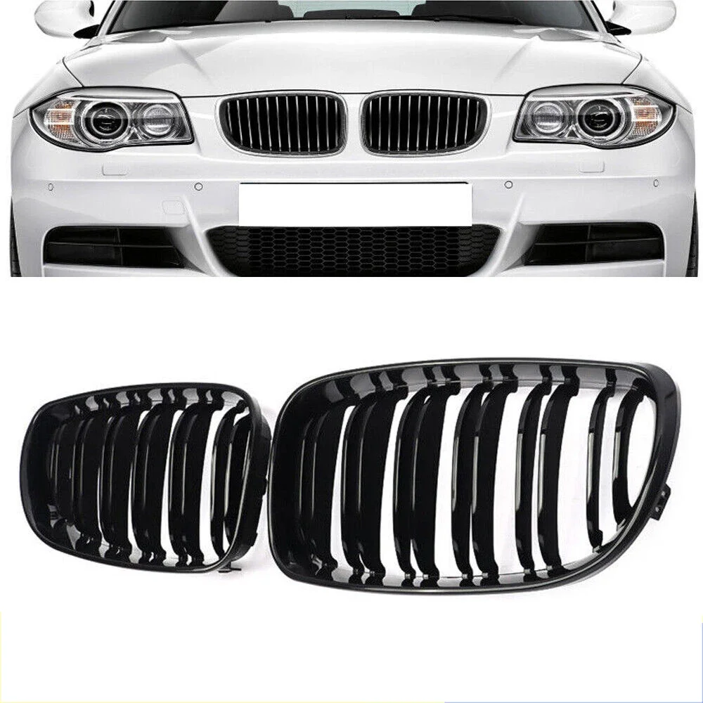 For-BMW-E81-E87-E82-E88-128I-130I-135I-Carbon-Fiber-Racing-Grill-Car ...