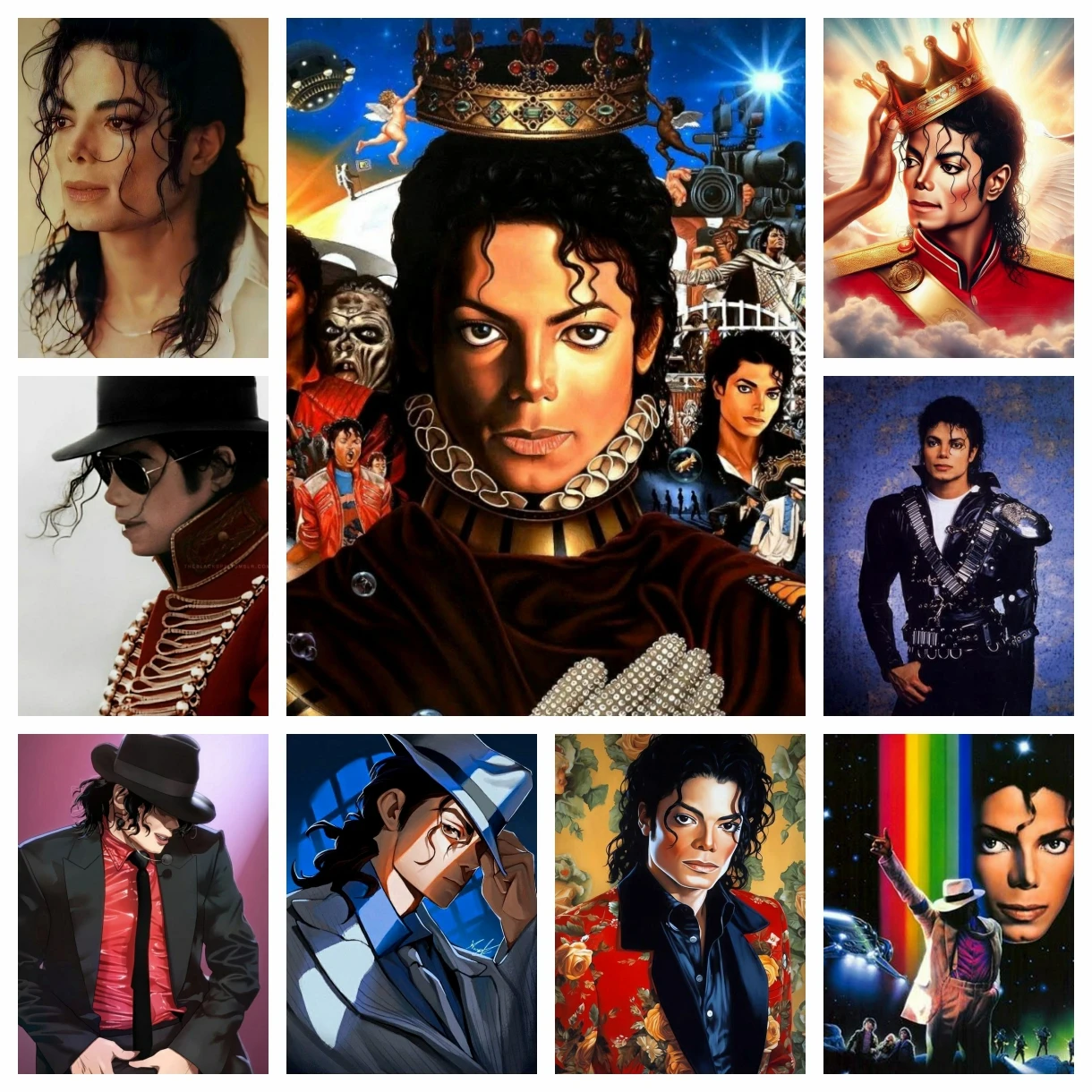 2024 New Dance King Michael Jackson Diamond Embroidery DIY Diamond ...