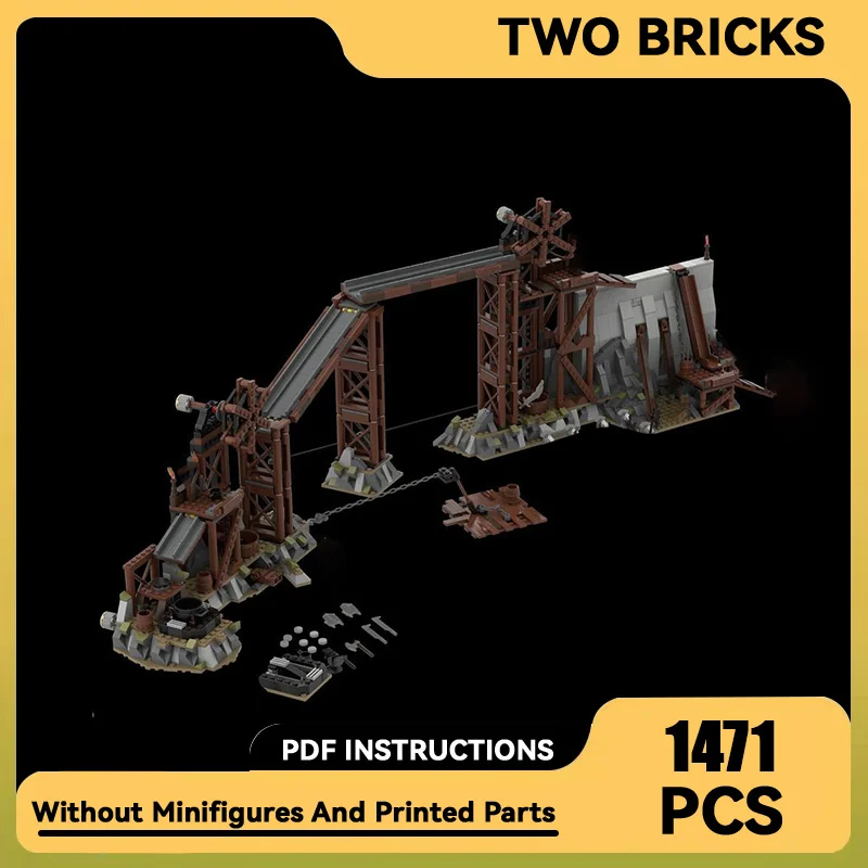 Magical-Rings-Movie-Scene-Moc-Building-Blocks-Orc-Forge-Model-Technology-Bricks-DIY-Assembly ...