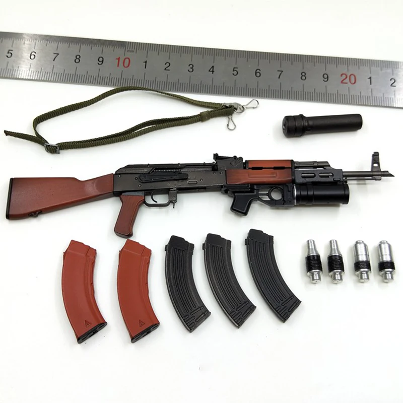 DAM 78083 1/6 Scale Russian Mountain Mobile Infantry Akm Machine Gun ...