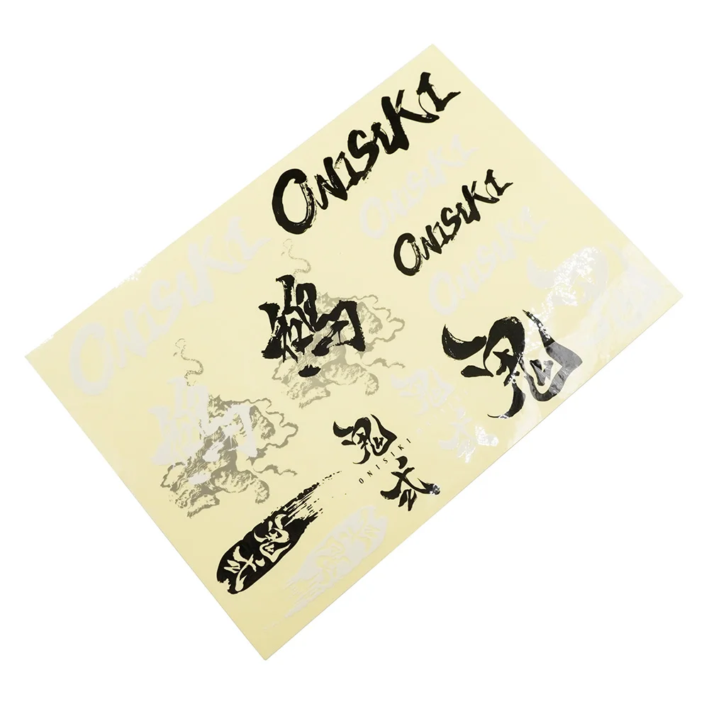 ONISIKI-Etiqueta do decalque do logotipo, A6, 105x148mm, # ONI9915 ...
