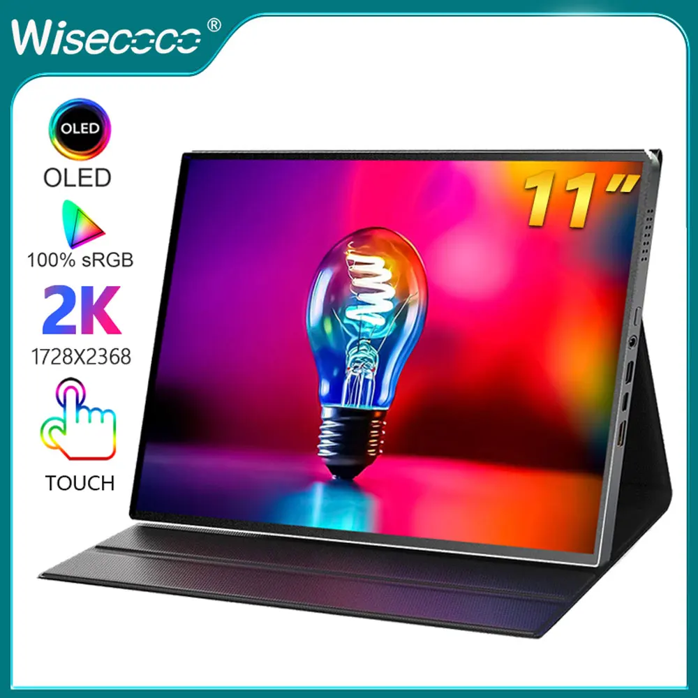 Wisecoco-Monitor-port-til-OLED-de-11-pulgadas-pantalla-t-ctil-2K ...