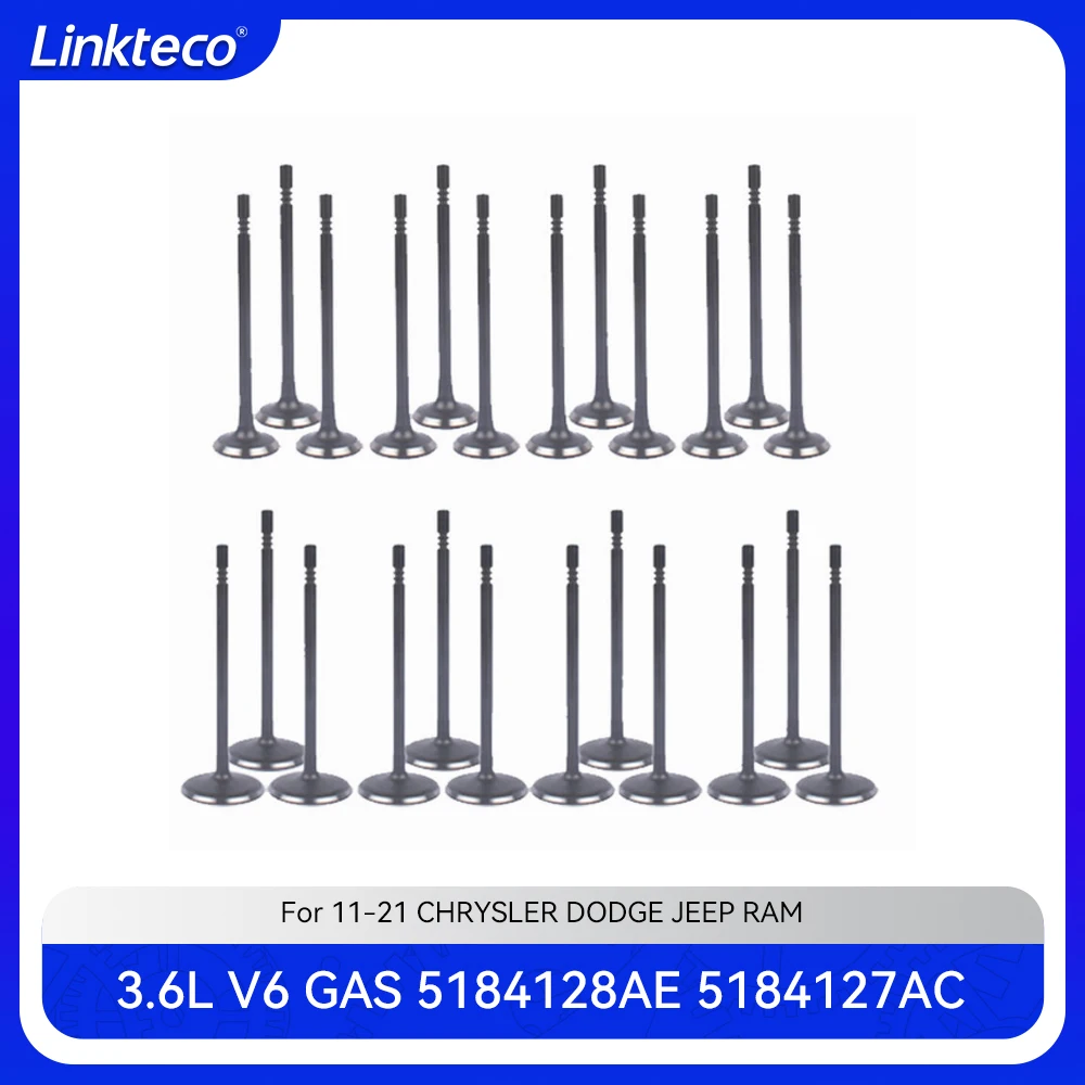 Engine part Intake Exhaust Valve set Fit 3.6 T L V6 GAS ERB EHD For 11 ...