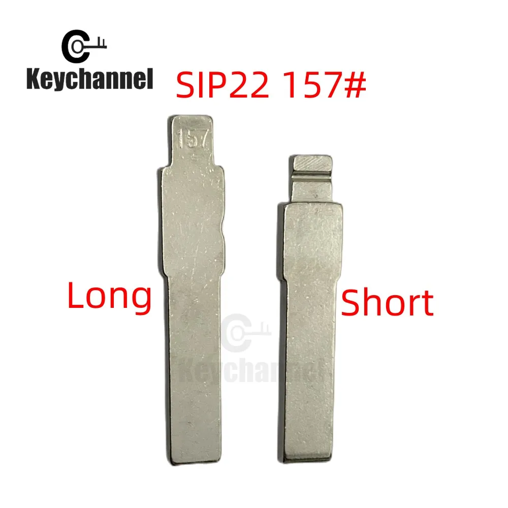 keychannel 5/10pcs SIP22 Key Blank Universal Car Key Blade 157# KD Key ...