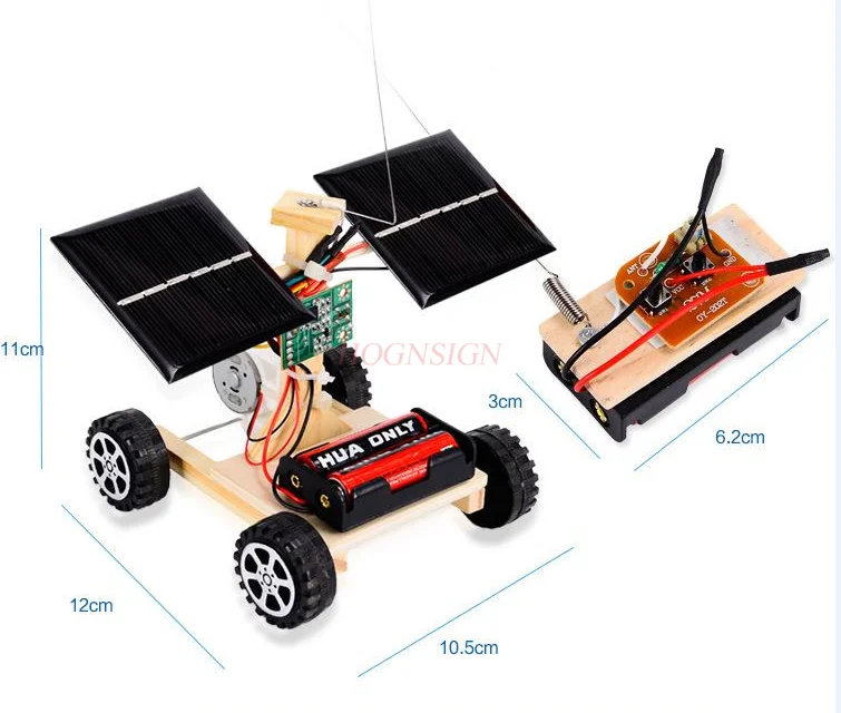 DIY-Kit-Remote-Control-Solar-car-Science-Experiment-Kids-STEM ...