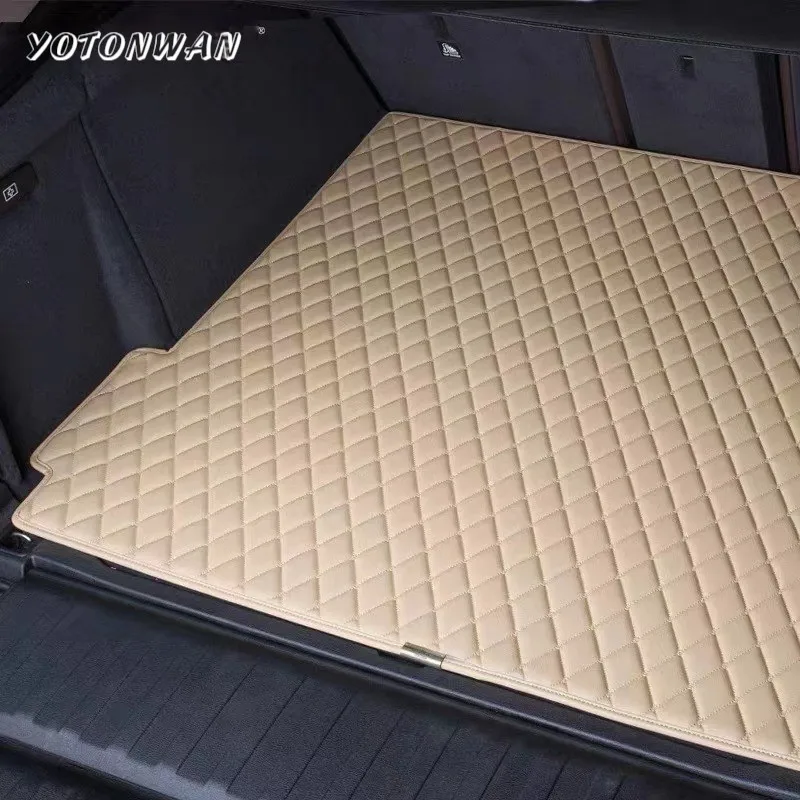 YOTONWAN-Waterproof-Custom-Diamond-Leather-Car-Trunk-Mat-100-For-Mini ...