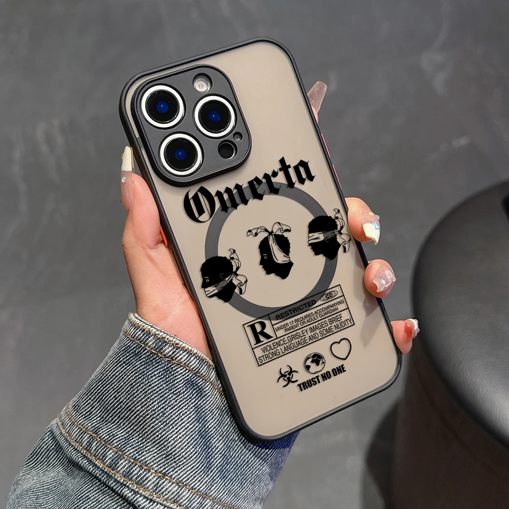 Sleek Matte Magnetic Back Phone Case - Hot Omerta Maes Edition for ...