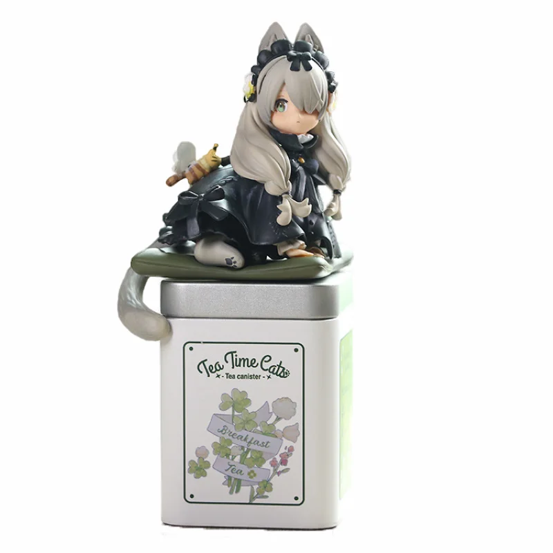17cm-Tea-Time-Cats-Anime-Figure-Action-Figure-Kawaii-Statuette-GK ...