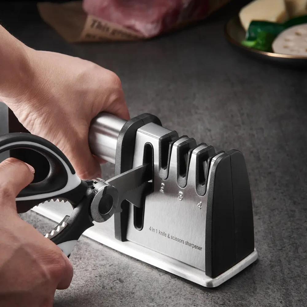 Knife-Sharpeners-4-in-1-Kitchen-Blade-and-Scissors-Sharpening-Tool ...