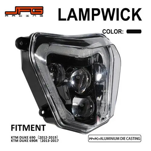 Faro-delantero-LED-para-motocicleta-luz-de-66W-para-KTM-Duke690-2012 ...