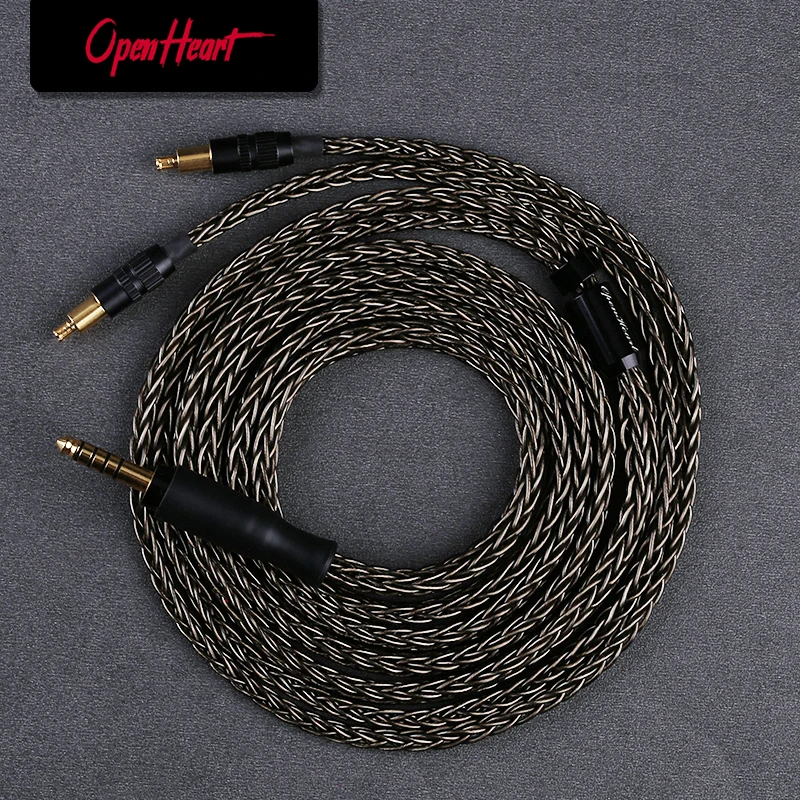 OPENHEART-16-Core-Headphone-Cable-For-Audio-technica-A2DC-ATH-MSR7B-SR9 ...