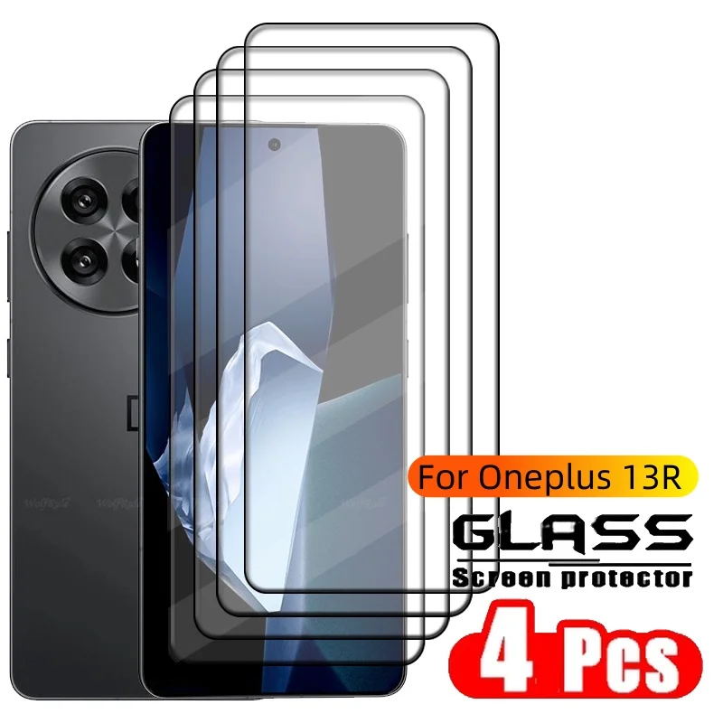 4PCS For Oneplus 13R Glass Oneplus 13R Tempered Glass Protective Full ...