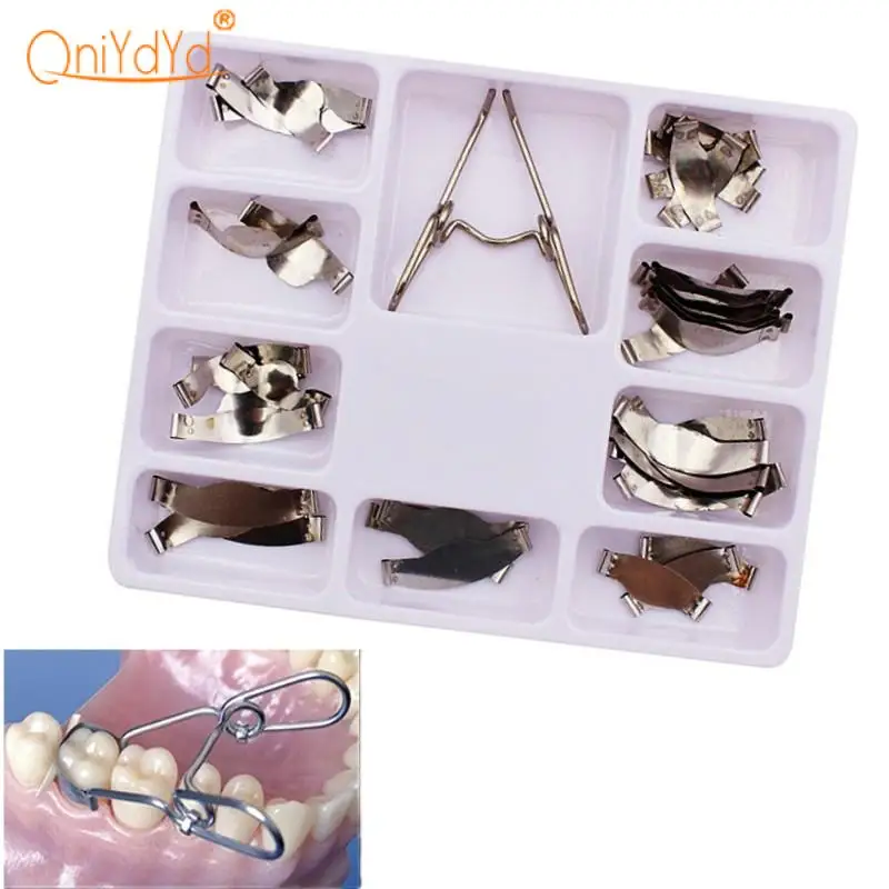 36Pcs-Dental-Matrix-Sectional-Contoured-Matrices-with-Spring-Clip-for ...