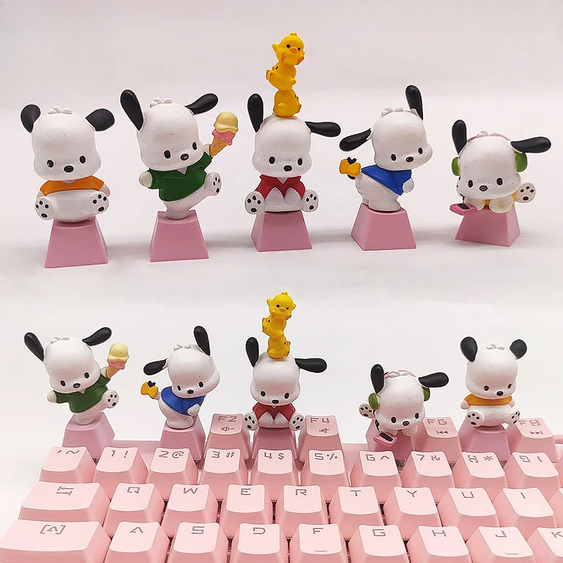 3D-Custom-Cute-Kawaii-Pochacco-Series-Anime-Keycaps-For-Mechanical ...