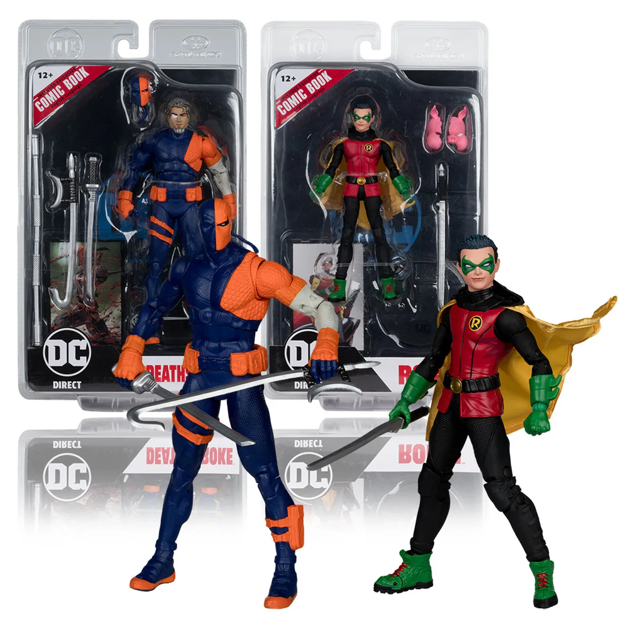 McFarlane-Toys-Deathstroke-and-Robin-w-Comic-DC-Page-Punchers-Bundle-2 ...