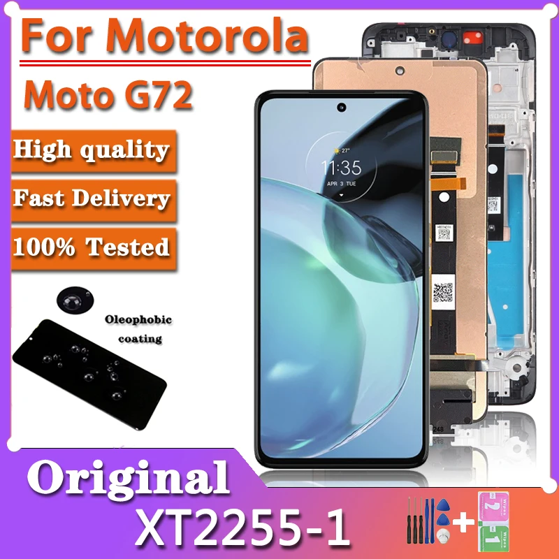6-6-Original-For-Motorola-Moto-G72-LCD-XT2255-1-Display-Touch-Screen ...