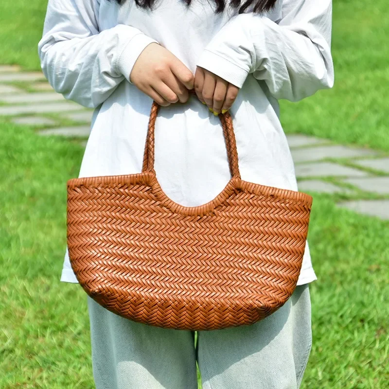 French-Style-Vintage-Woven-Bag-Casual-Commuter-All-match-Handbags ...