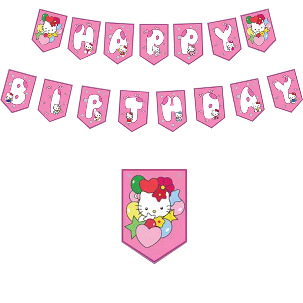 Hello Kitty Happy Birthday Banner