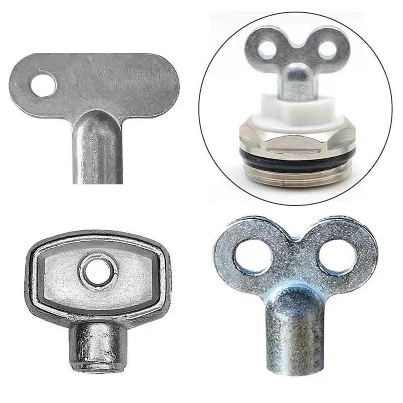 2pcs Radiator Bleeder Key Exhaust Water Tap Plumbing Valve Key Aluminum ...