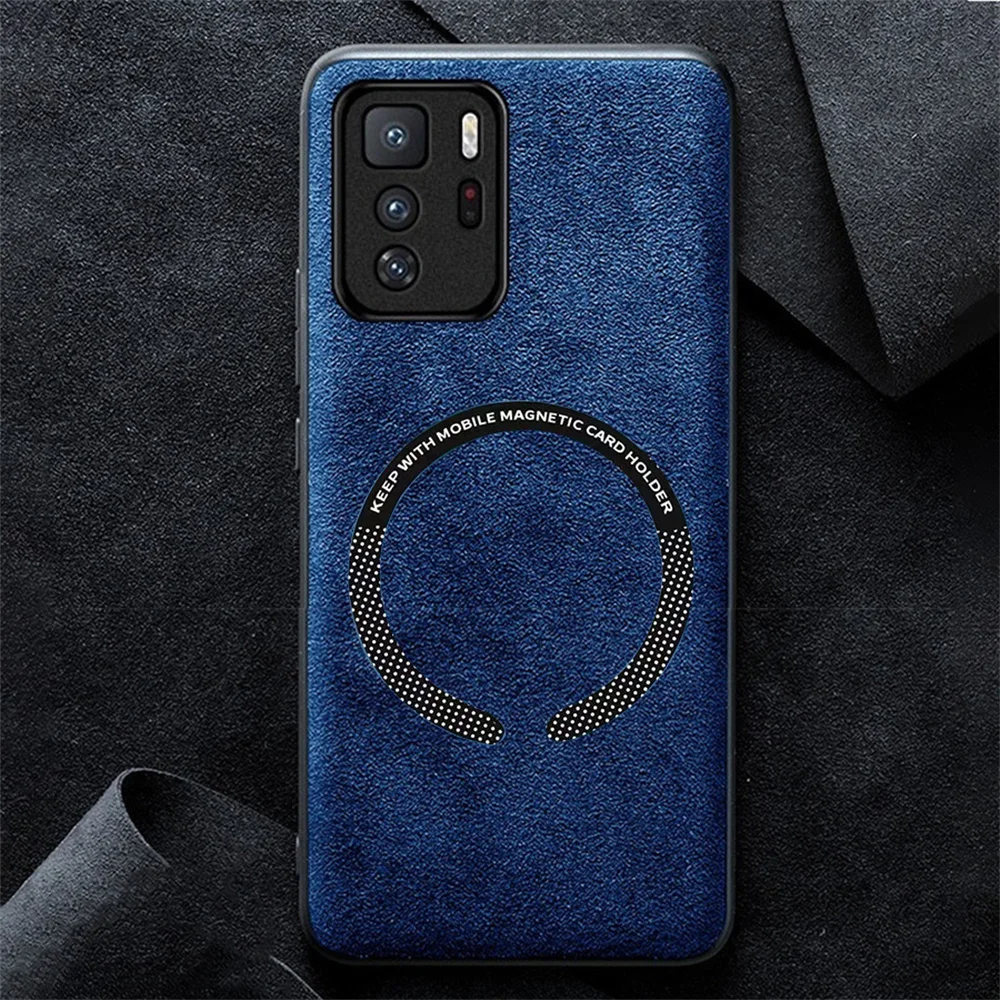 Luxury Suede Fur Magnetic Wireless Charging Case Cover for Oneplus 6T ...