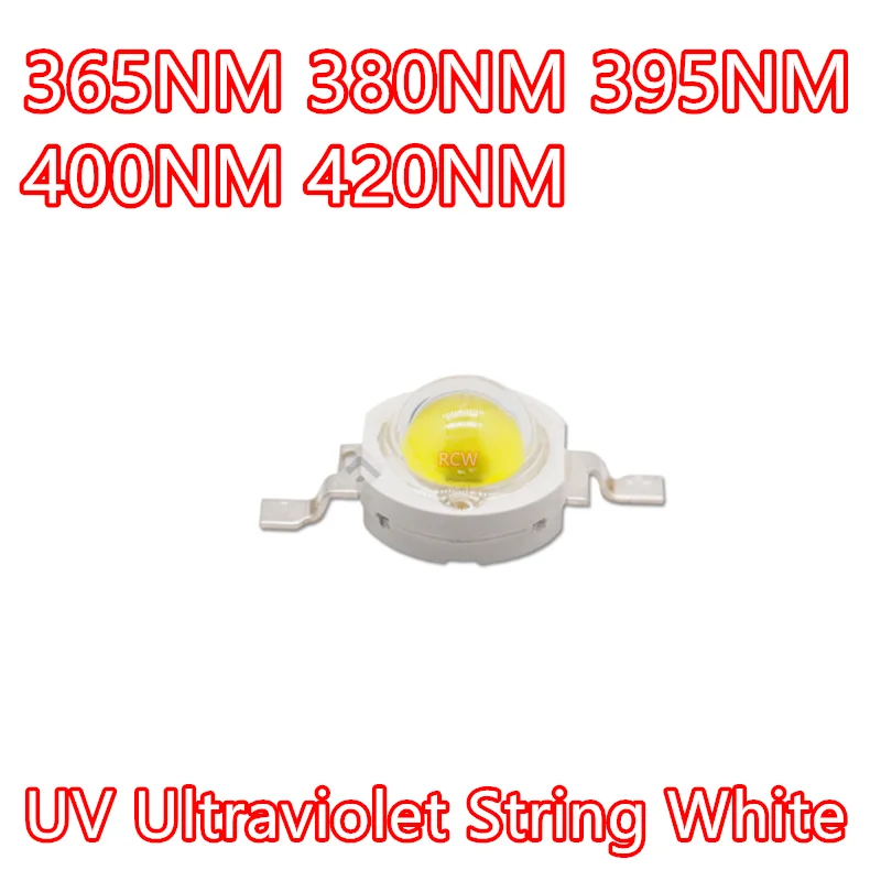 High Power LED UV Ultraviolet String White Light LED Lamp Beads 5W 365NM 380NM 395NM 400NM 420NM ...
