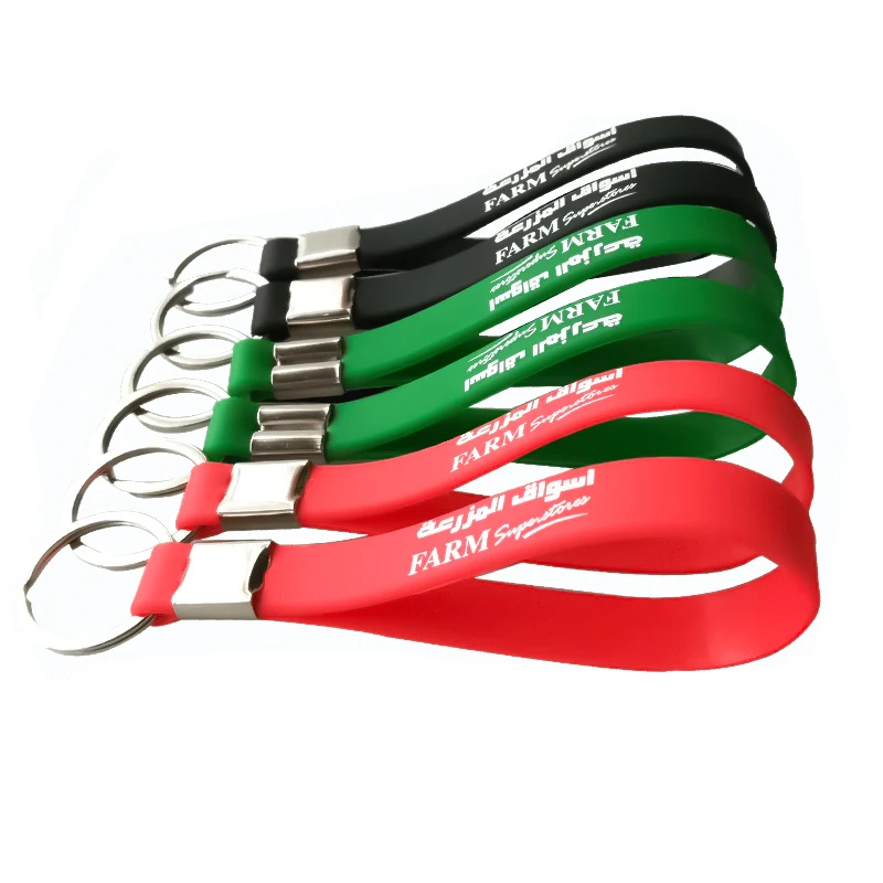 YERLLSOM-100PCS-lot-Promotional-Custom-Designer-Silicone-Keychains-Soft ...