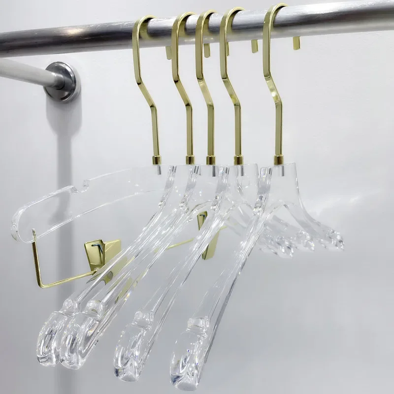 Transparent-Acrylic-Clothes-Hangers-Clothing-Stores-Hook-Men-s-Wear ...