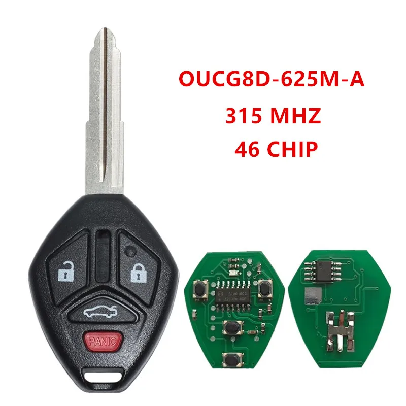 OUCG8D-625M-A 315 MHZ 4 Buttons ID46 Chip Remote Car Key For Mitsubishi ...