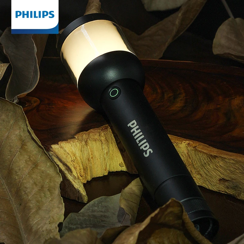 Philips Camping Flashlight 2 in 1 Design Powerful Rechargeable LED ...