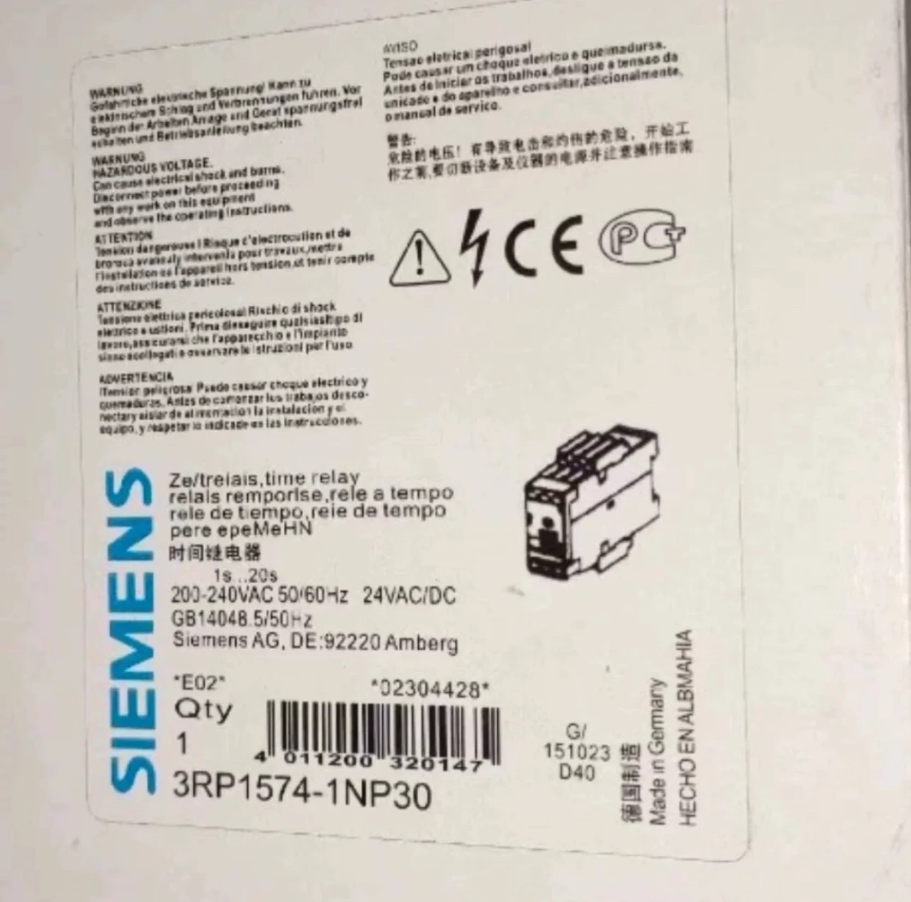 Germany-original-brand-new-3RP1574-1NP30-3RP1574-1NQ30-monitoring-relay ...