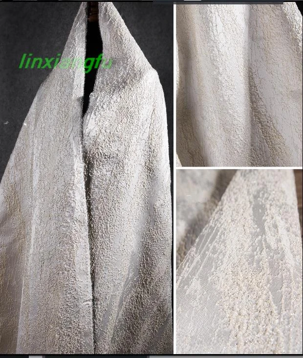 Jacquard White Fabric | Gradient Fabric | Coat - Three-dimensional ...