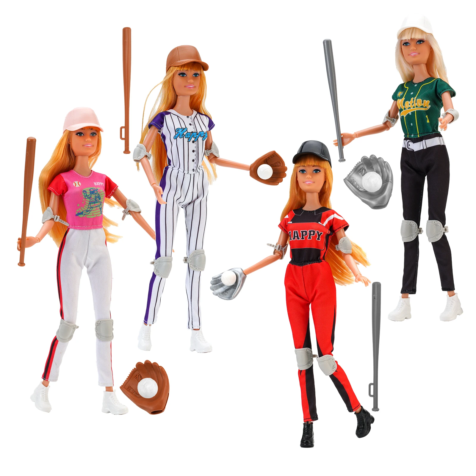 Barbies-Doll-Clothes-baseball-uniform-suit-ceremonial-dress-For-Barbie ...