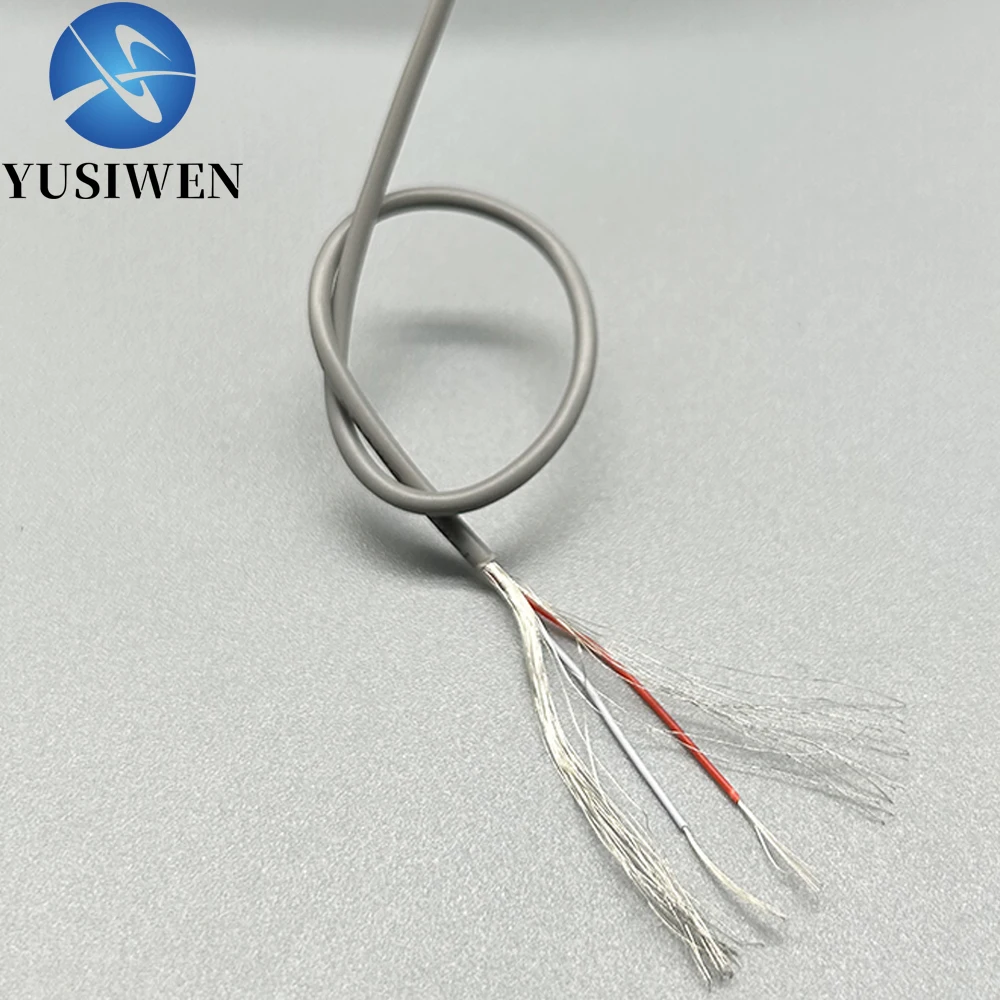 Tinned-Copper-Wire-Spiral-Shield-2core-4-Core-Signal-Cable-Grey ...