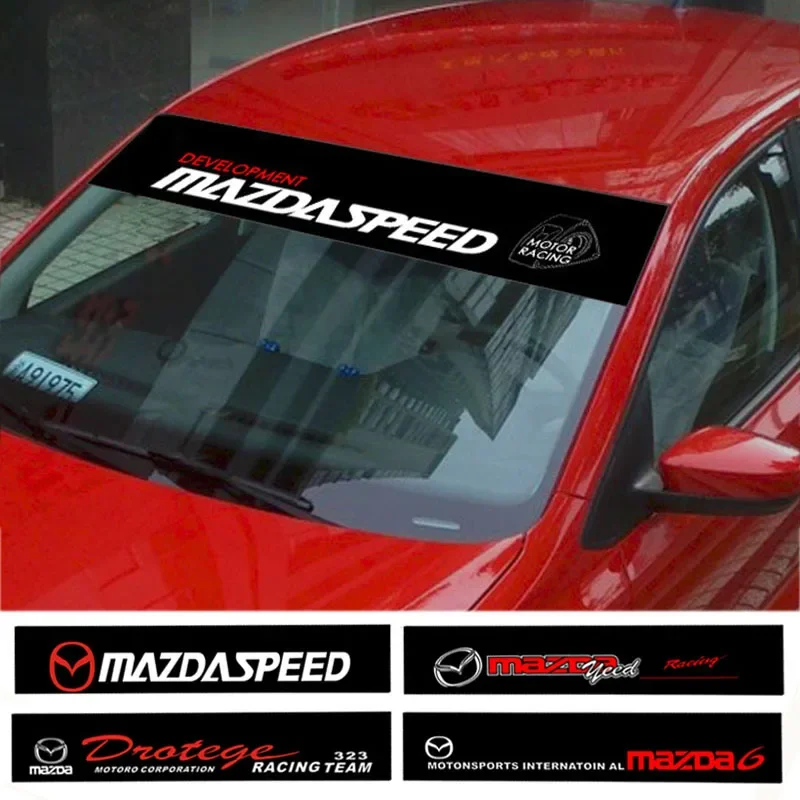 Car-Front-Windshield-Decal-Badge-Reflective-Sticker-for-Mazda-RX8-RX7 ...