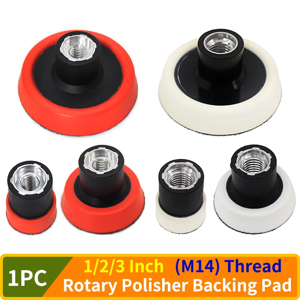 1-2-3-Inch-Rotary-Polisher-Backing-Pad-Hook-Loop-Backing-Plate-M10-M14 ...