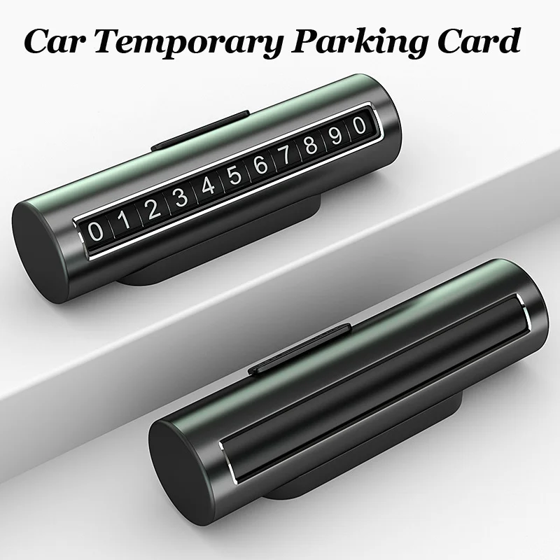 Car-Temporary-Parking-Card-Rotatable-Number-Hidden-Double-Sided-Car ...