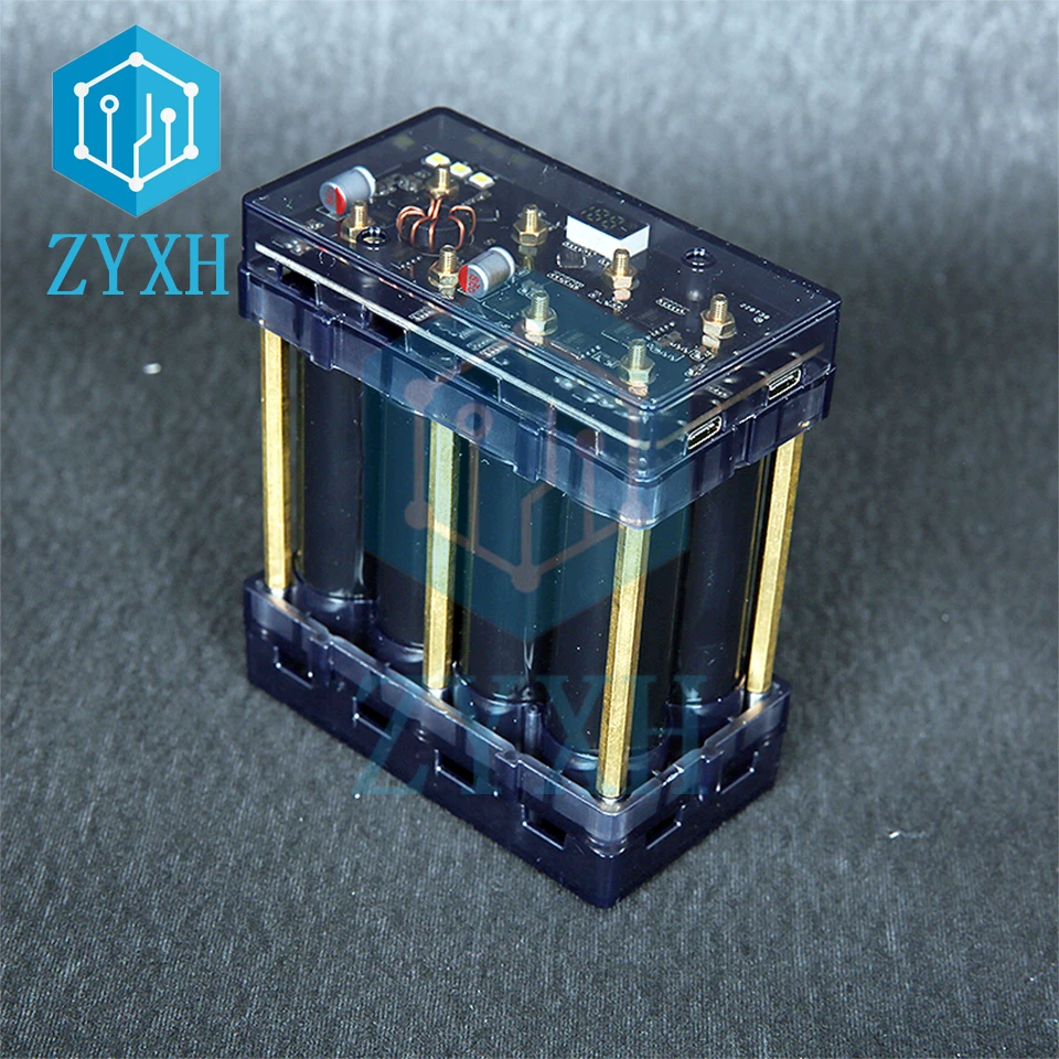 100W 8*18650 21700 Battery Power Bank Charger Case DIY Fast Charge Type ...