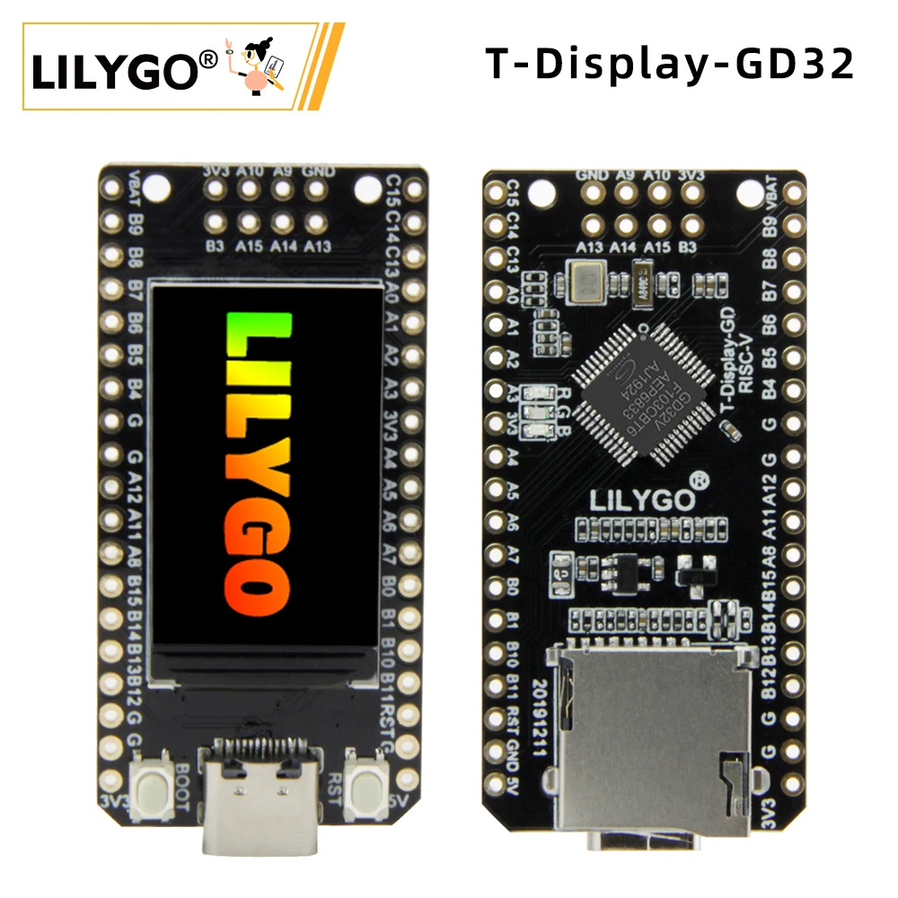 LILYGO-TTGO-T-Display-GD32-GD32VF103CBT6-Microcontrollers-Development ...
