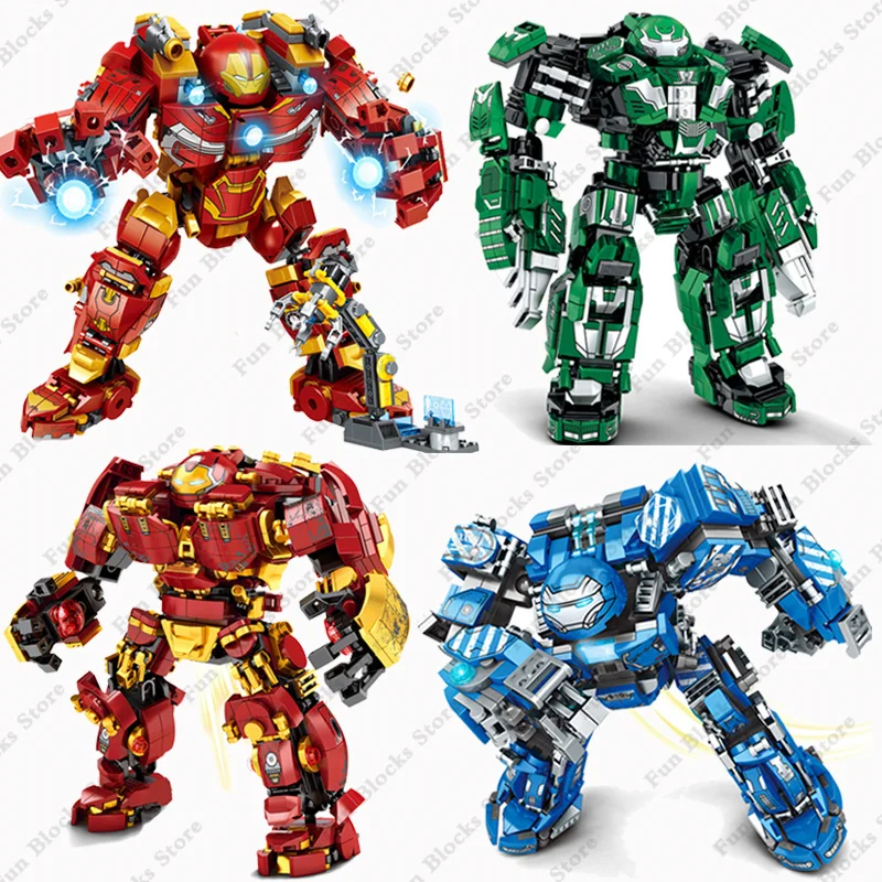 Marvel-Model-Superheroes-IRON-Hulkbuster-War-Machine-Building-Blocks ...