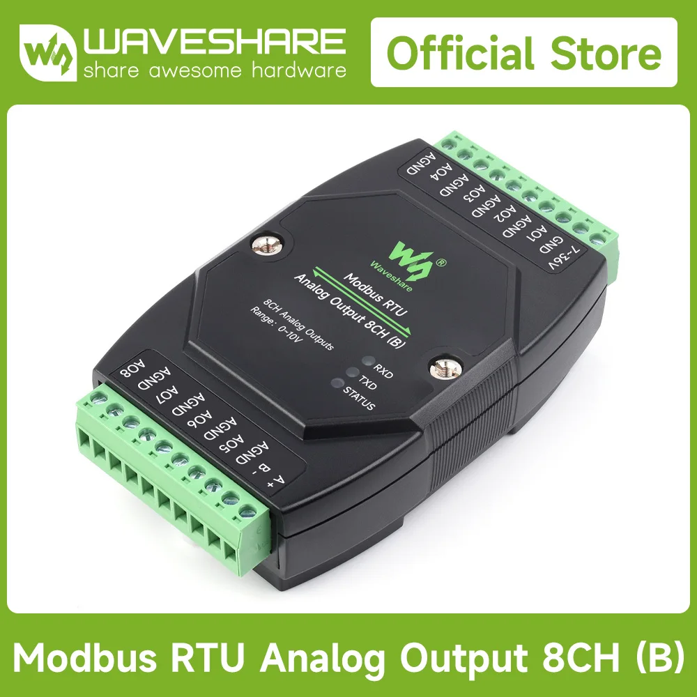 USB To RS485 Converter Industrial 8-Channel - 12-Bit DA Conversion ...