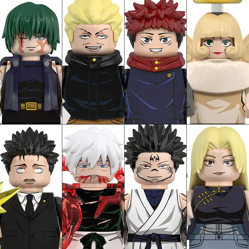 Jujutsu-Kaisen-Bleach-Building-Blocks-Itadori-Yuji-Gojo-Satoru-Ryomen ...