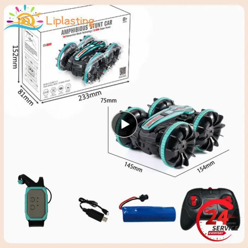 Newest-radio-controlled-car-2-4G-Amphibious-Stunt-RC-Car-Double-sided ...