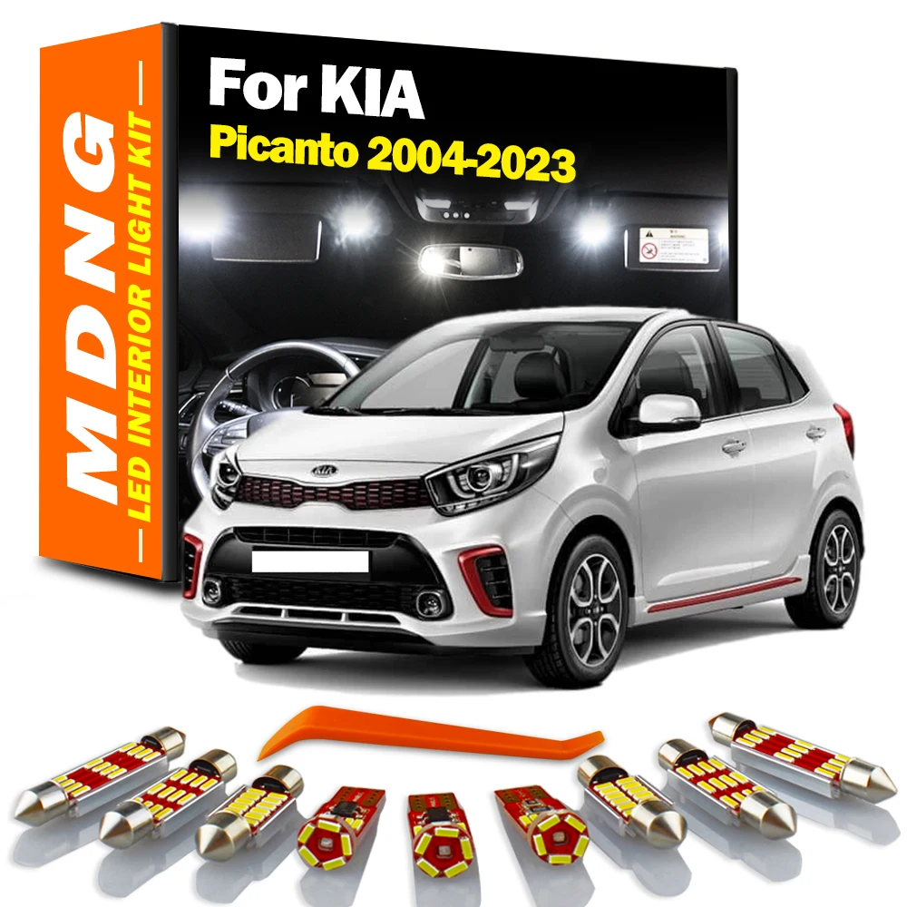 MDNG-No-Error-LED-Bulb-Interior-Trunk-Roof-Light-Kit-For-Kia-Picanto ...