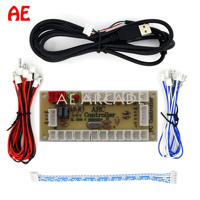 DIY-RAC-C200-5Pin-2Pin-4-8mm-Kit-Zero-Latency-Arcade-Joystick-USB ...