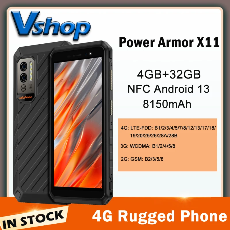 Ulefone-Power-Armor-X11-Rugged-Phone-4GB-32GB-8150mAh-5-45-inch-Android ...