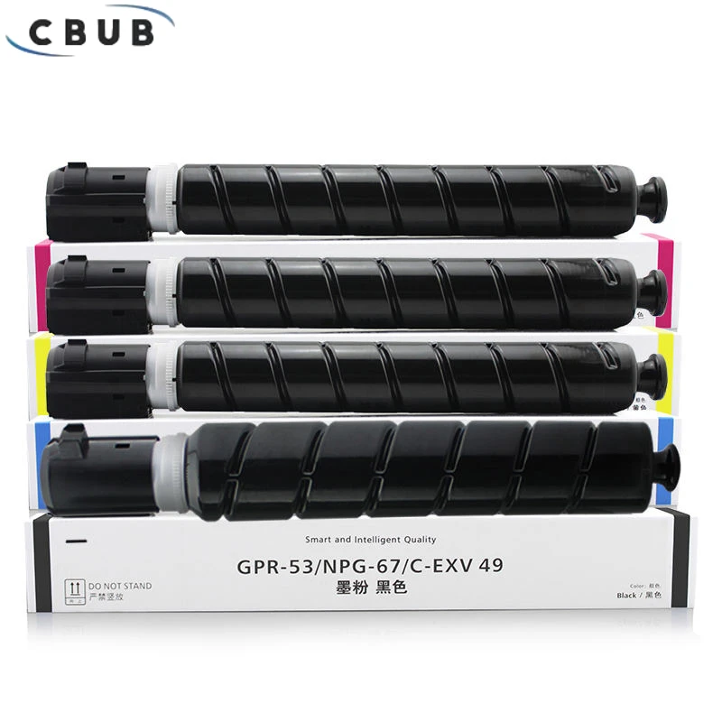 4PCS-GPR-53-NPG-67-C-EXV49-For-IR-ADV-C3020-C3025-C3320-C3325-C3330 ...