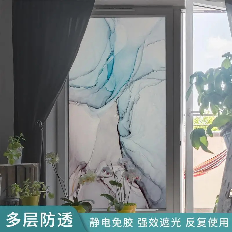 Privacy-Window-Film-Static-Clings-Decorative-Sun-Blocking-Non-Adhesive ...