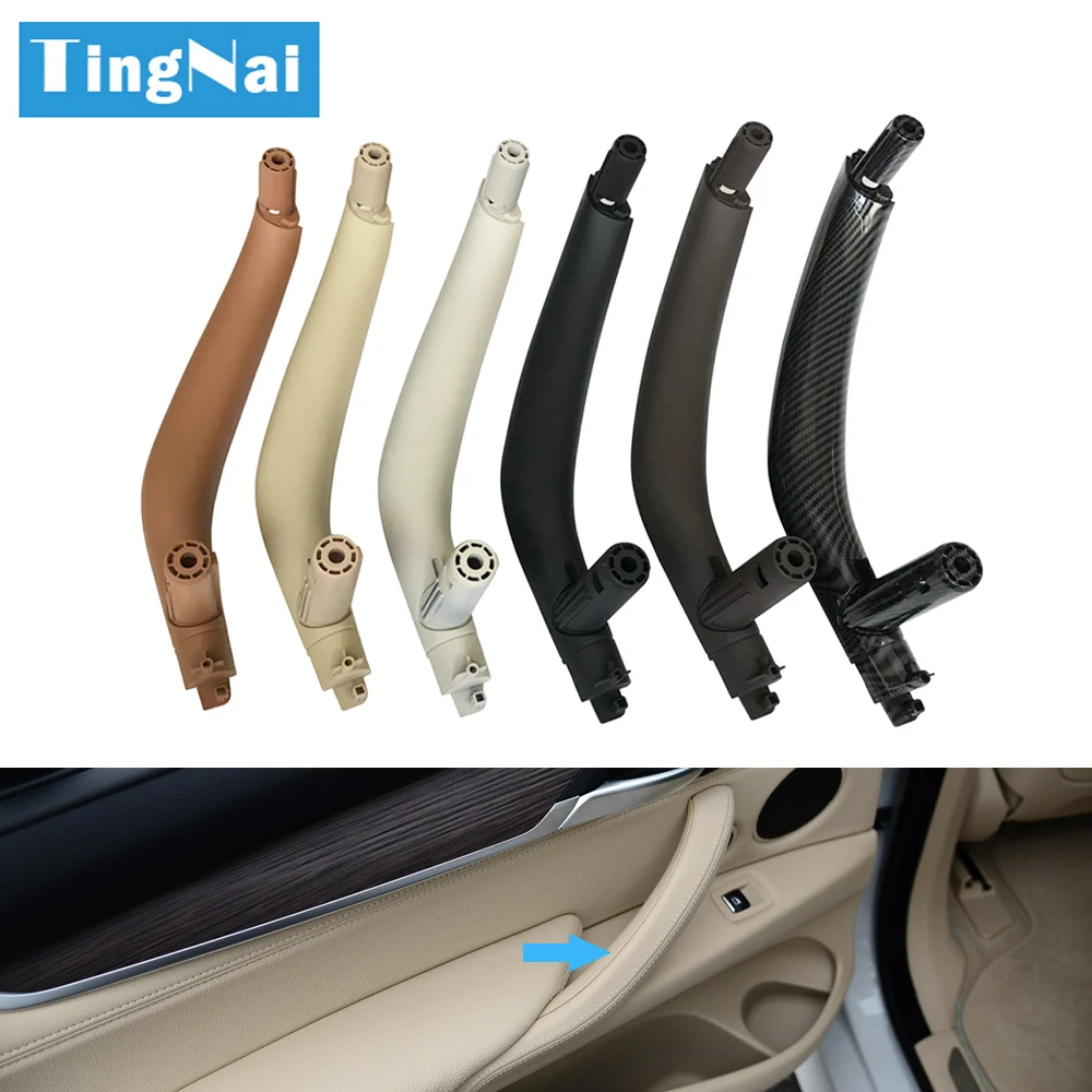 Car-Interior-Door-Left-Right-Inside-ABS-Pull-Handle-Trim-Cover-For-BMW ...